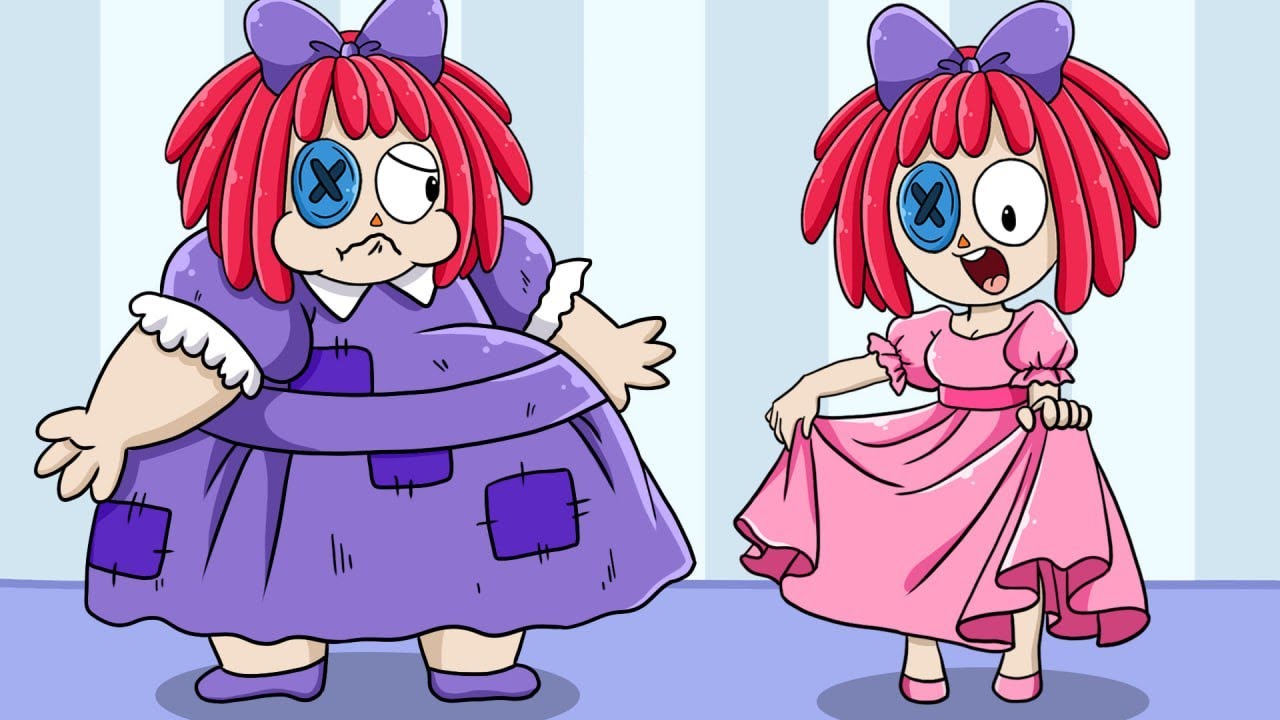 Fat Ragatha in Party / the amazing digital circus / Skibidi toilet ...