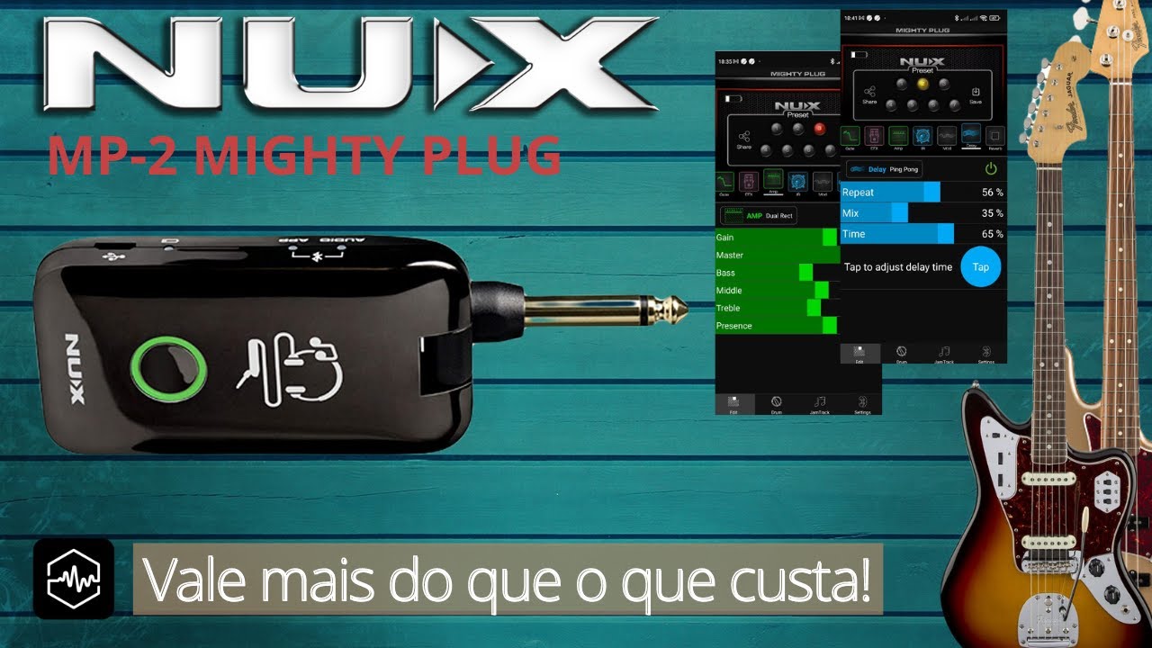 NUX MP-2 MIGHTY PLUG - Para guitarra e baixo -A review mais completa em ...