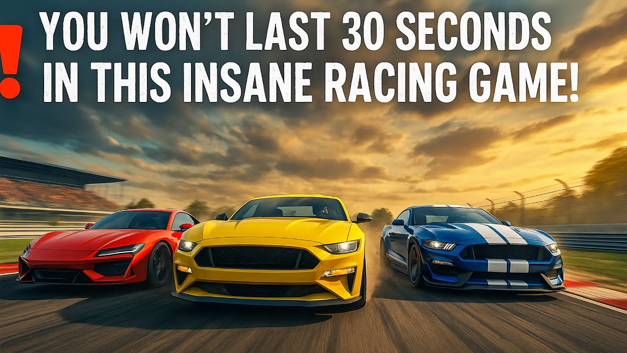 You Won’t Last 30 Seconds in This INSANE Racing Game! - YouTube