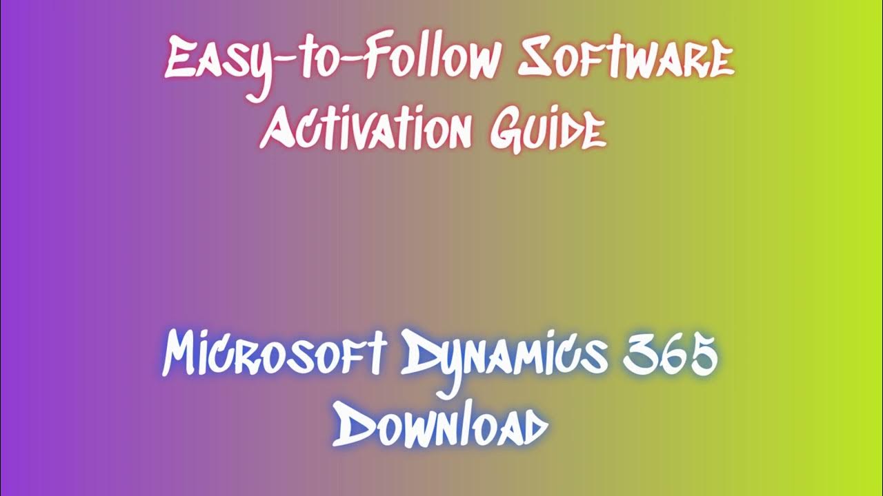 Microsoft Dynamics 365 license: How to install Microsoft Dynamics 365 activated | How to ...