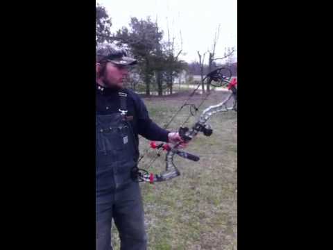 Bowtech insanity cpx with bowjax products - YouTube