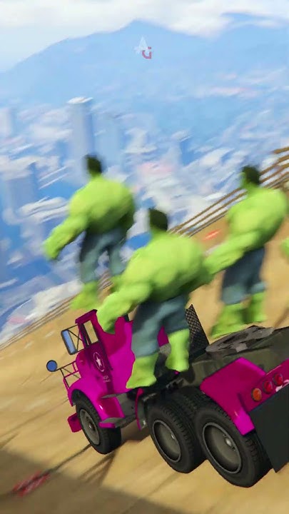 GTA V Spiderman vs Hulk crazy epic water ragdolls Truck jump fails epi ...