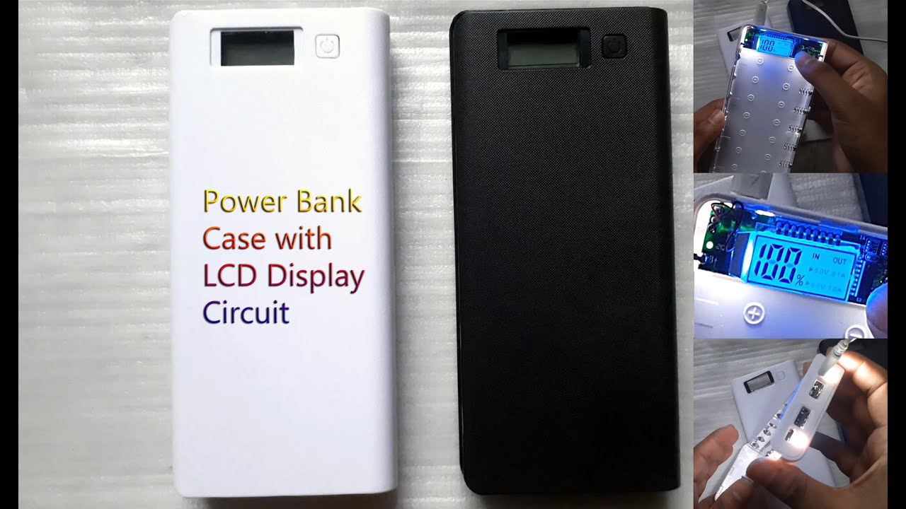 8 Battery Power Bank Case With LCD Display Circuit || Titanium Trade ...