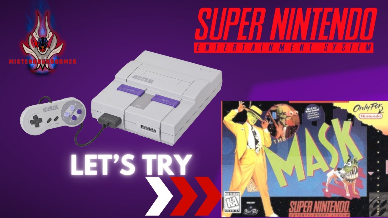 The Mask - Super Nintendo Let's Try Series 27 - YouTube