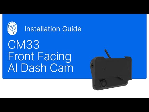 CM33 Samsara Installation Guide: Front Facing AI Dash Cam - YouTube