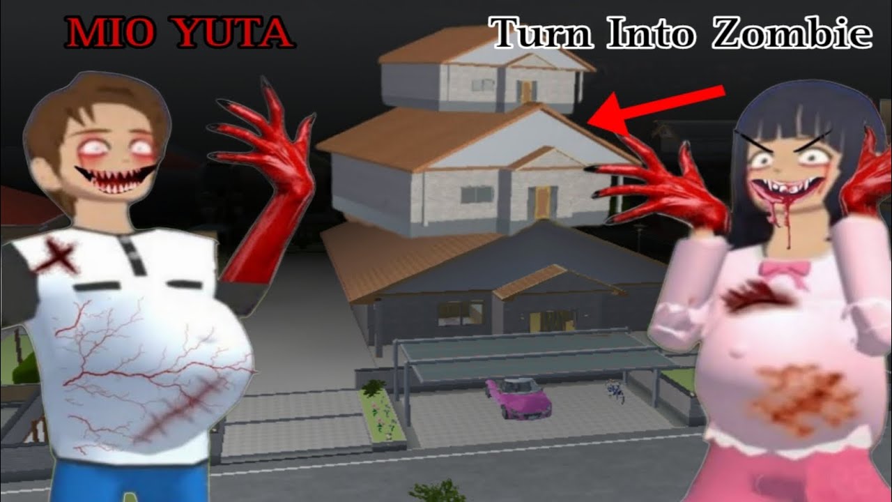 New Baby HOUSE and Turn YUTA MIO into Zombie |SAKURA school samulator ...