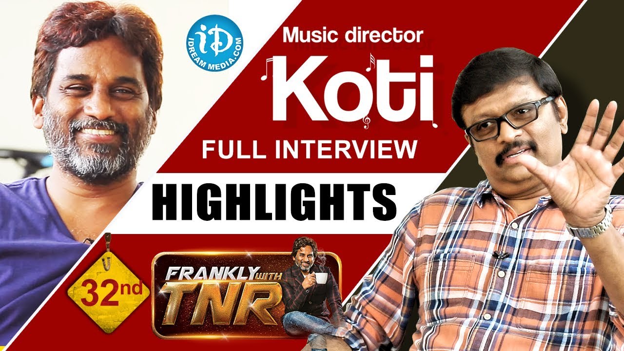 Music Director Koti Exclusive Interview Highlights || Frankly With TNR ...