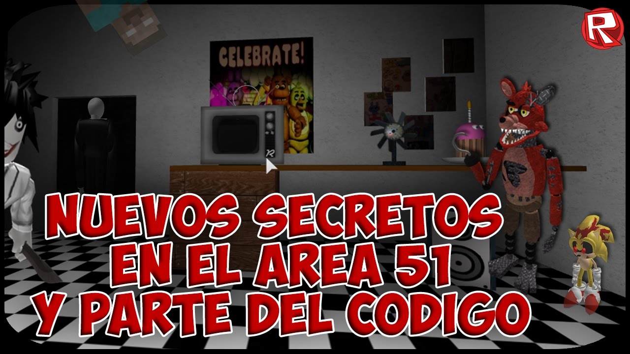 Nuevos secretos en el área 51 y parte del codigo | Roblox - YouTube