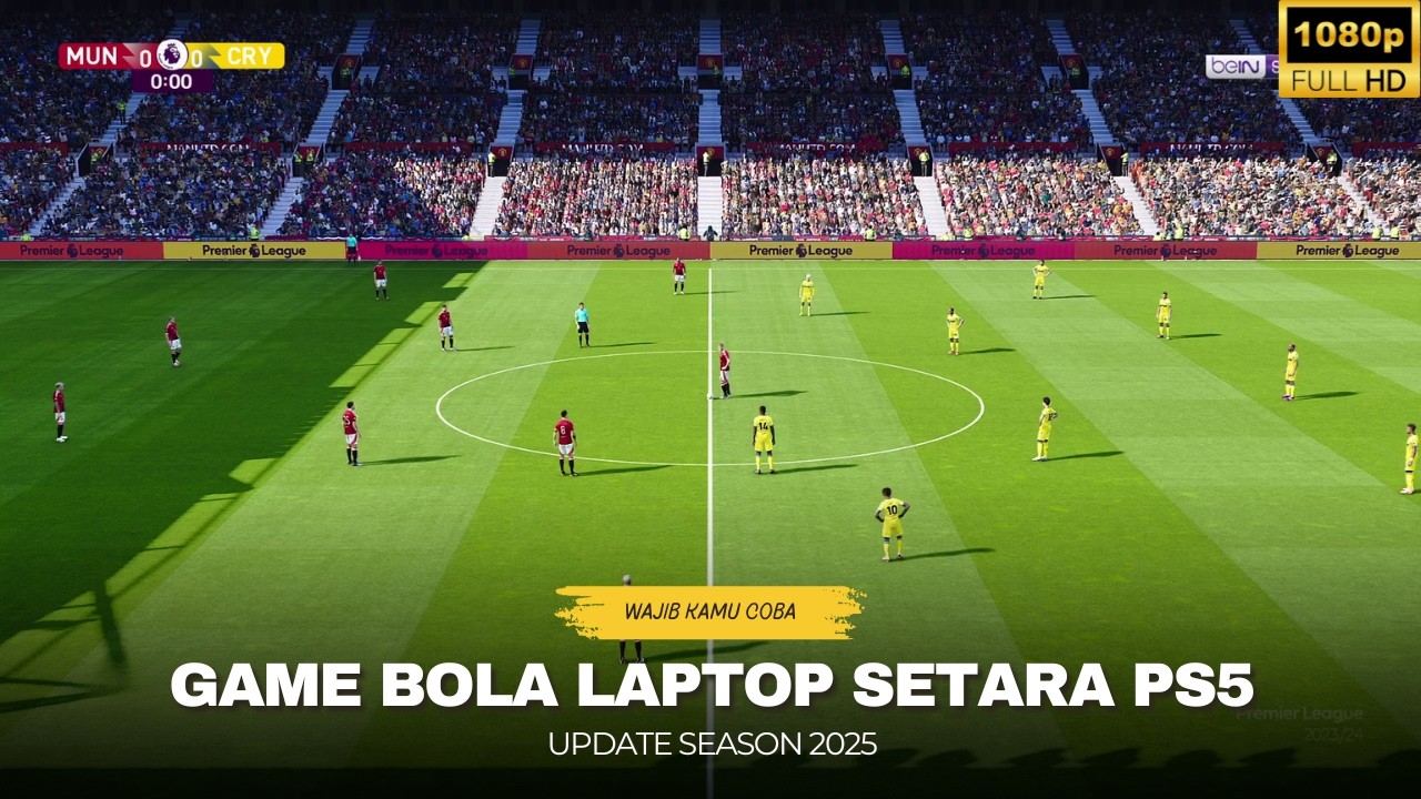 GAME BOLA TERBAIK🔥KHUSUS LAPTOP GRAFIS PS5 BANGET | PES 2021 - FL 2025 ...