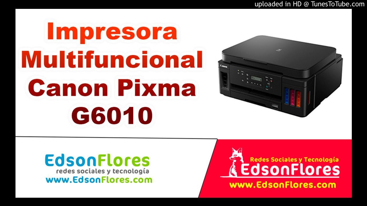 🔴 Impresora Multifuncional Canon Pixma G6010 🆗 💻 🖥 🖨 - YouTube