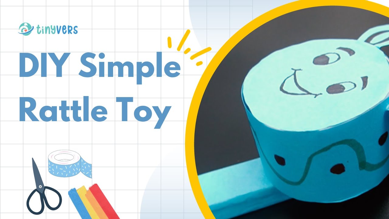 How to Make a Simple Rattle Toy - YouTube