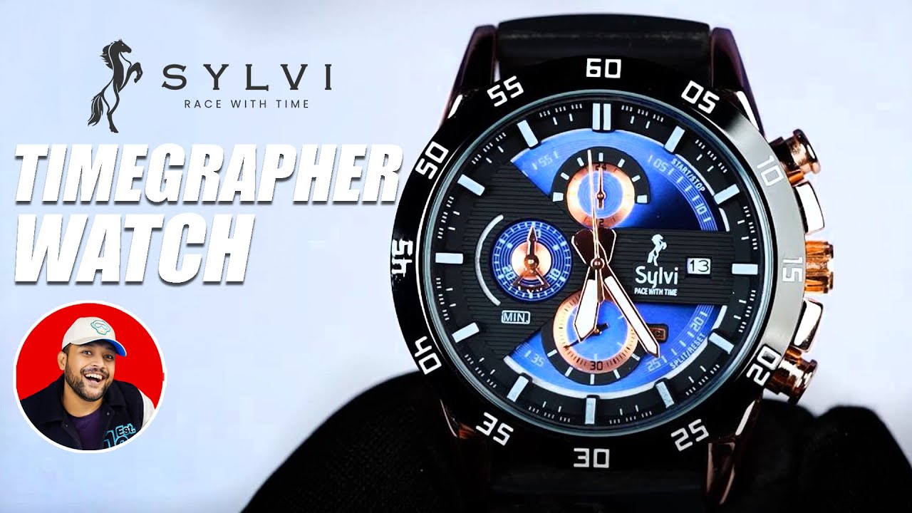 Sylvi TIMEGRAPHER Watch for Men | UNBOXING & Review: Ankush Kumar By ...