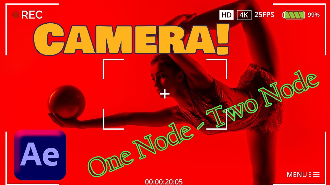 After Effects Kamera Türleri ( One Node camera & Two Node Camera ) - 42. Ders - YouTube