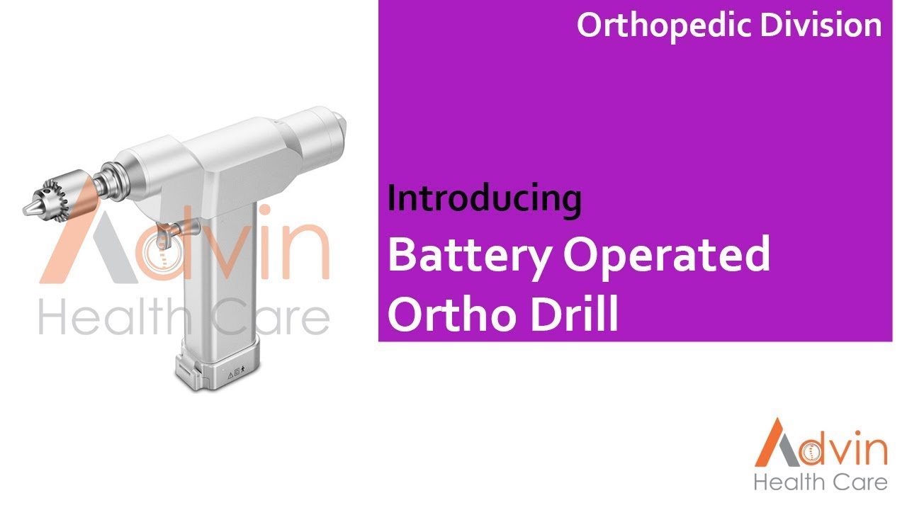 Battery Operated Ortho Drill - YouTube