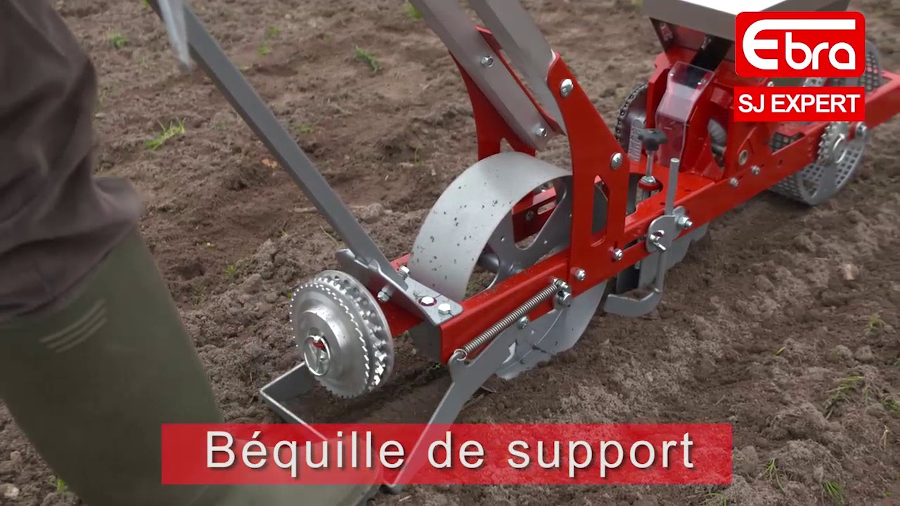 Semoir Maraîcher Manuel Mécanique EBRA SJ Expert - YouTube