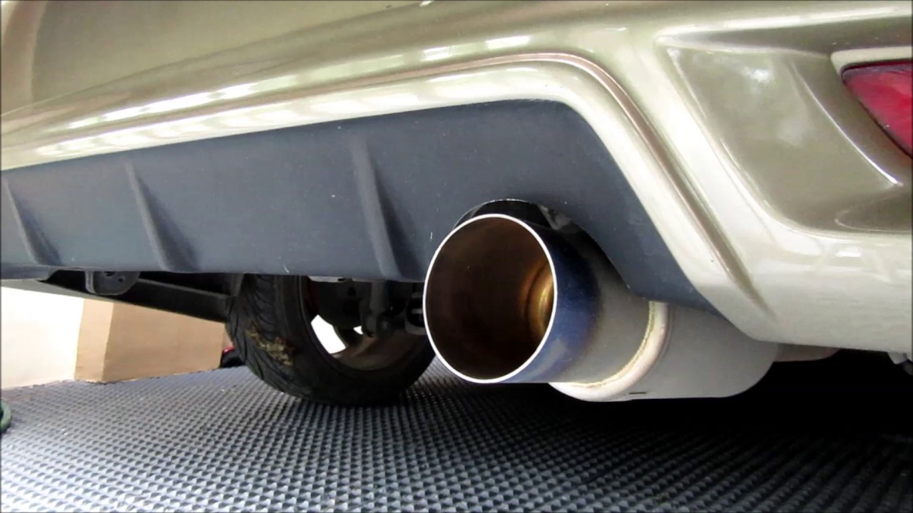 HKS (Jasma) Muffler on Vios 1.3 - YouTube