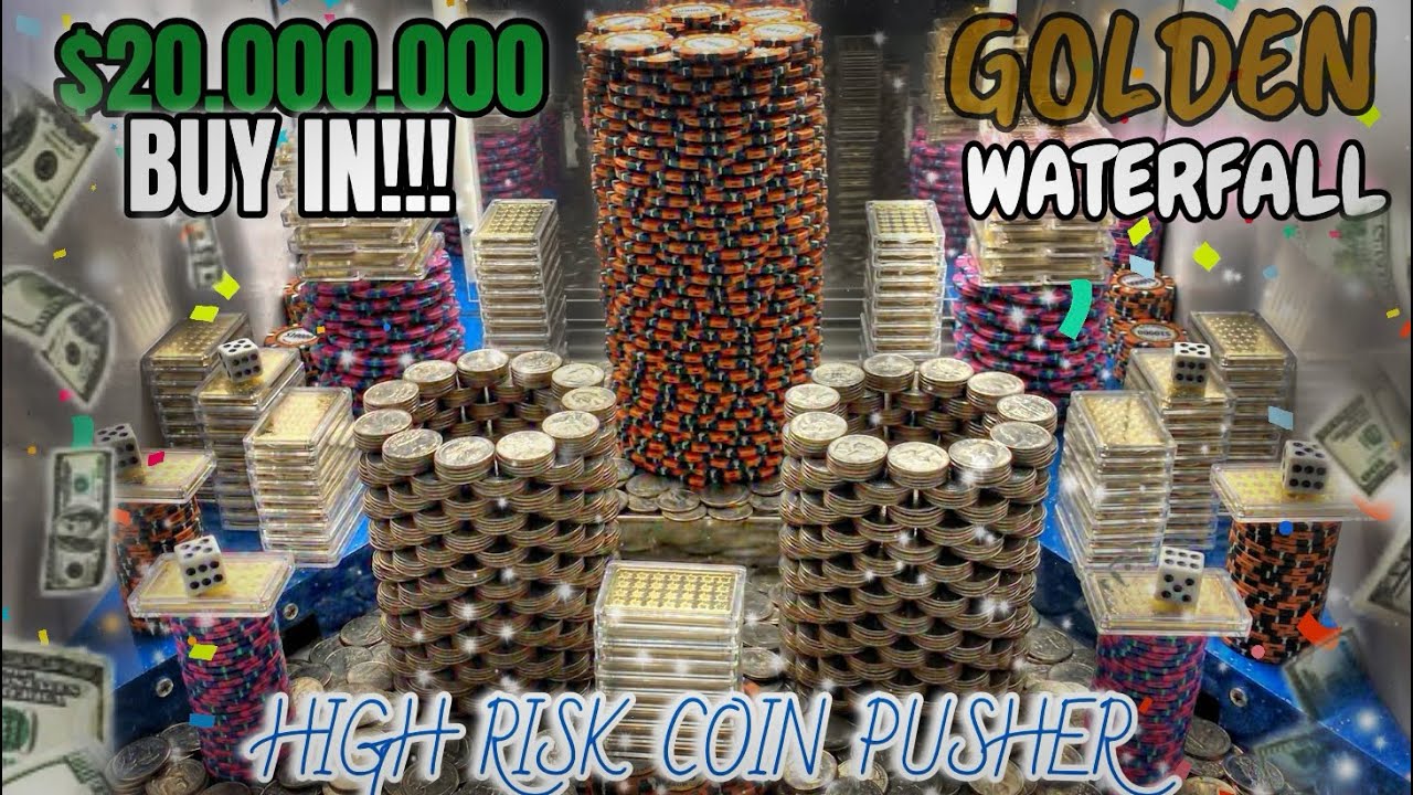 🟣(MUST SEE) HIGH RISK COIN PUSHER $20,000,000.00 BUY IN!!! WON OVER ...