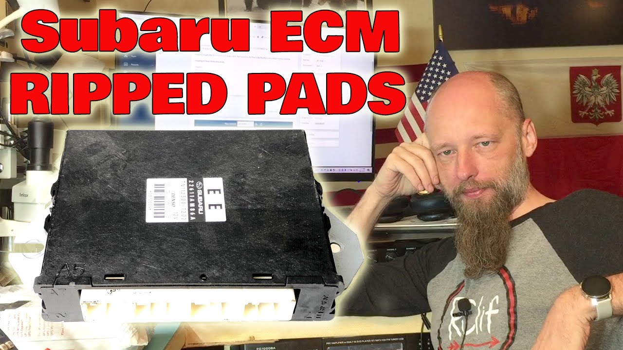 Subaru ECM with ripped pads | Repair for Florante [IL] - YouTube