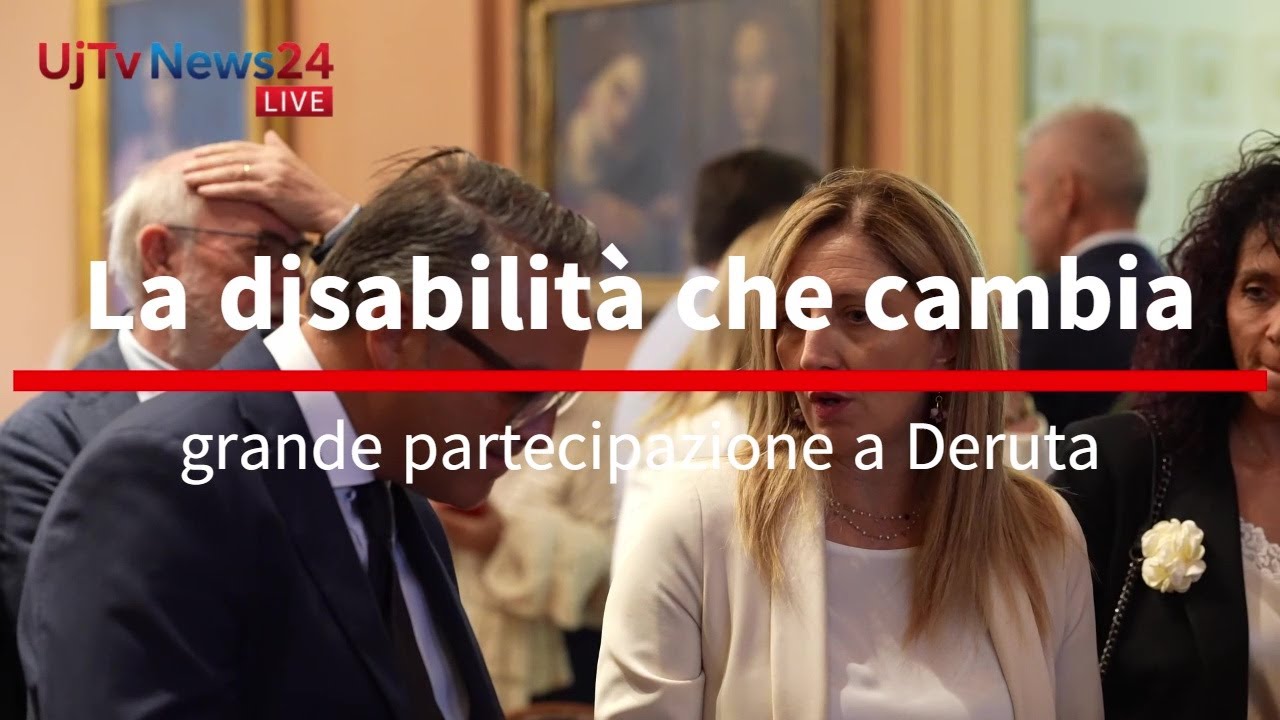 La disabilità che cambia grande partecipazione a Deruta - YouTube