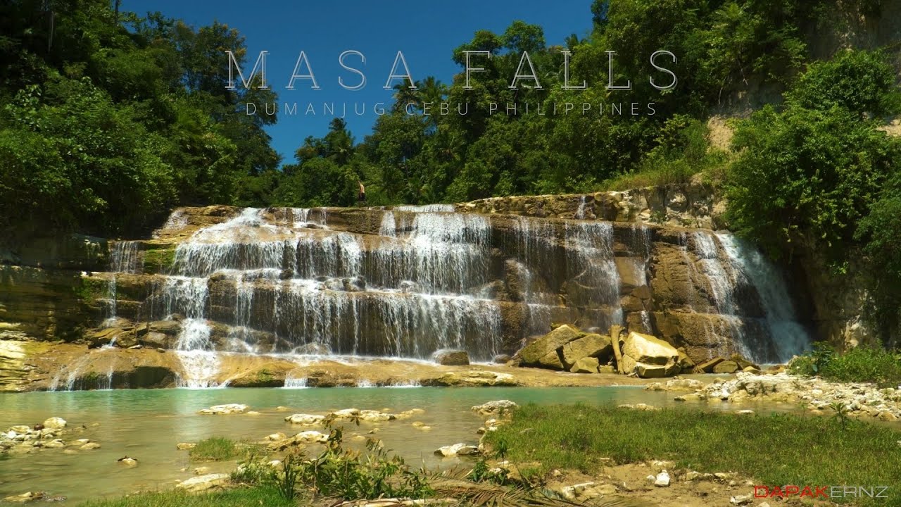 Cebu Waterfalls, Masa Falls of Dumanjug Cebu Philippines (Cinematic ...