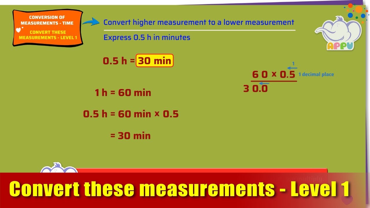 G5 - Module 16 - Ex 1 - Convert these measurements - Level 1 | Appu ...