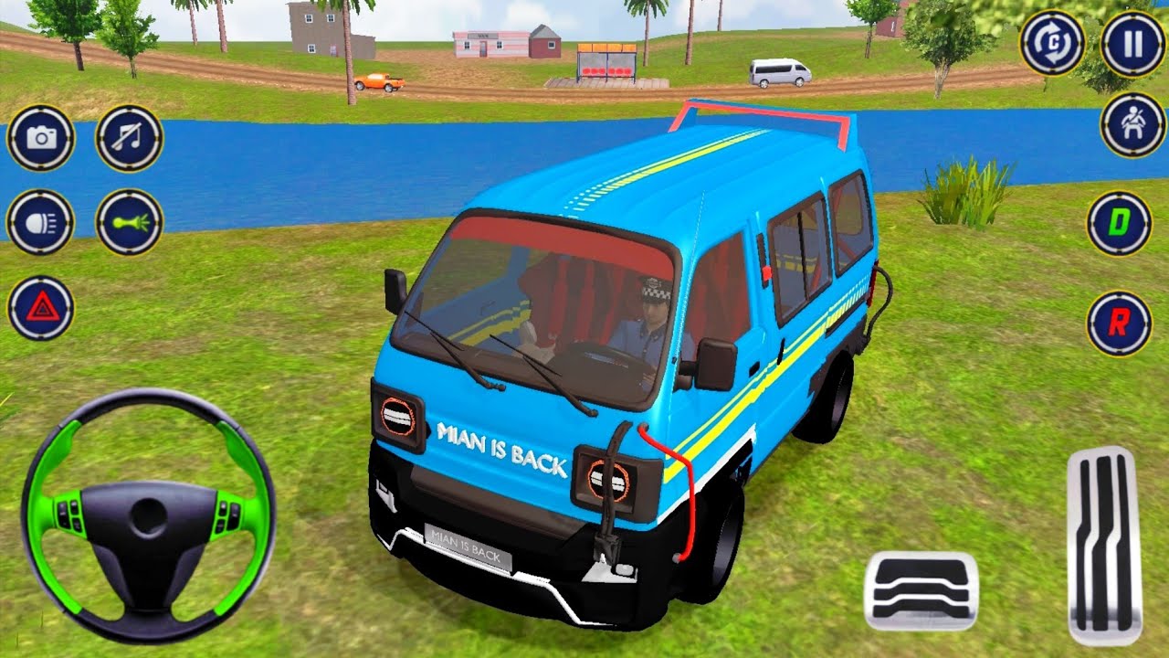 Coach Van Driving Simulator Games 2025 - Minibus Offroad Driving Video Game - Android GamePlay ...