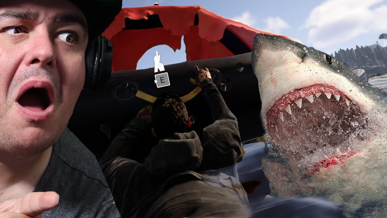 Surrounded By Sharks! | Sons Of The Forest Pt2 - YouTube
