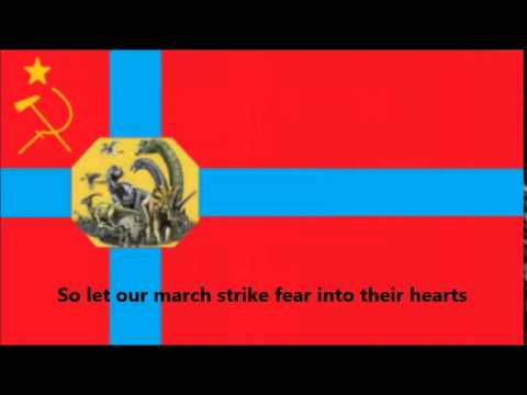 National Anthem of the Empire of the Communist Dinosaurs - YouTube