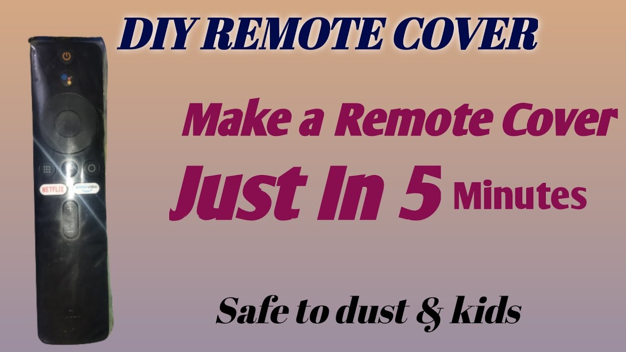 DIY Remote Cover making at home/Best Use of Waste foam sheet/ Remote ...