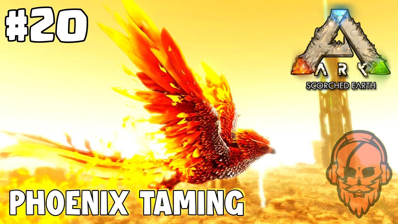 PHOENIX PERTAMAKU DI GAME ARK - ARK SCORCHED EARTH MOBILE - YouTube
