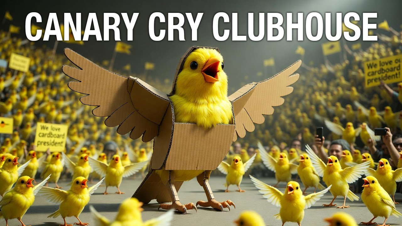 A King with a Cardboard Crown - Canary Cry Clubhouse - YouTube