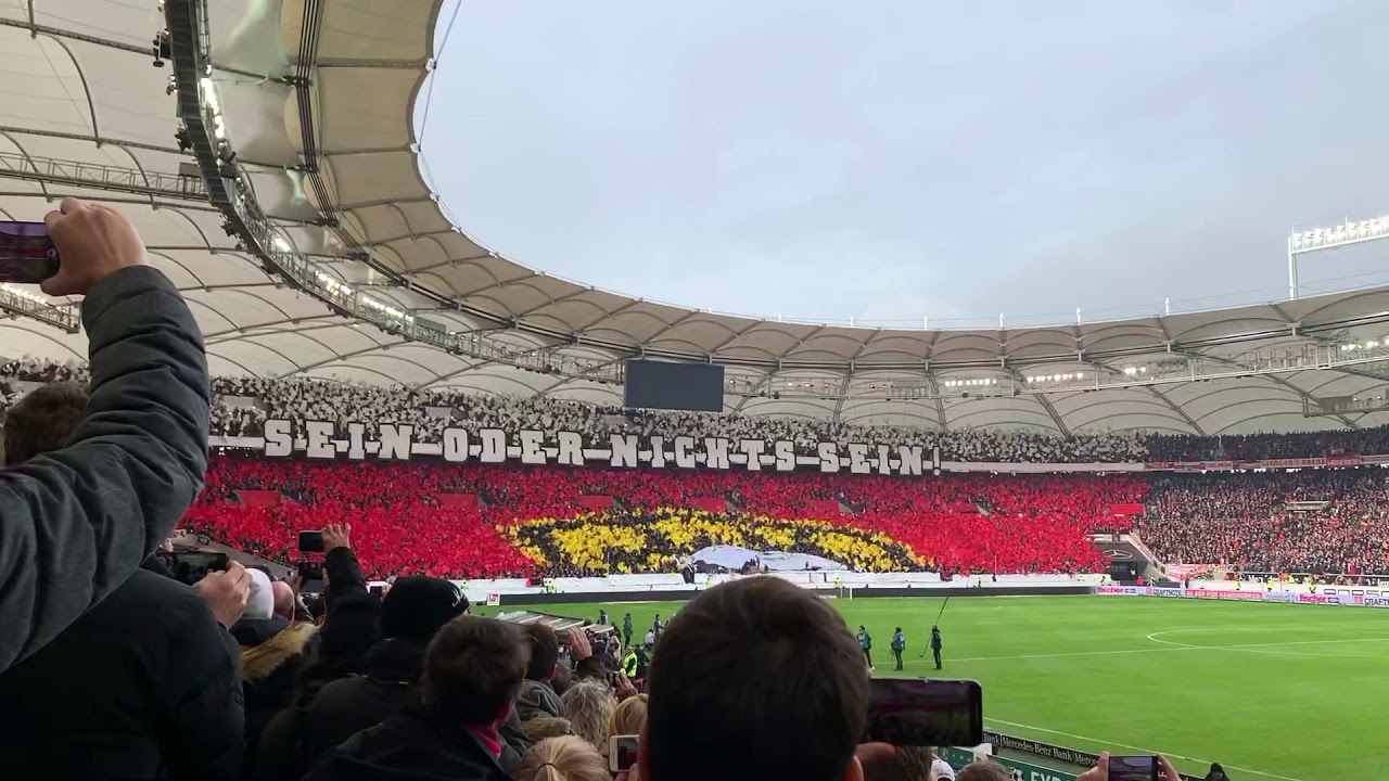 VfB Stuttgart CHOREO vs. Karlsruher SC // 24.11.2019 - Derby - YouTube