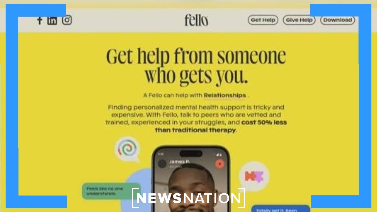 Fello app pairs users to offer advice on life's challenges | Morning in ...
