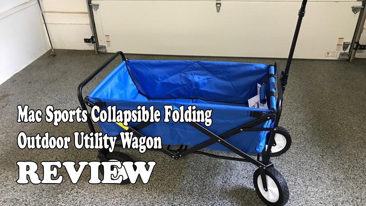 Mac Sports Collapsible Folding Outdoor Utility Wagon Mac Sports