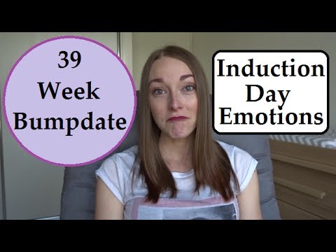 39 WEEK BUMPDATE | INDUCTION DAY EMOTIONS - YouTube