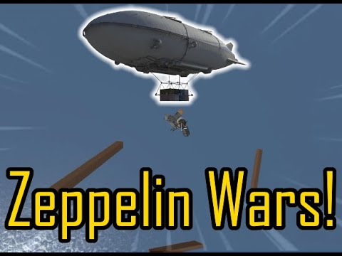 Really Cool Airship Battle! Zeppelin Wars - YouTube