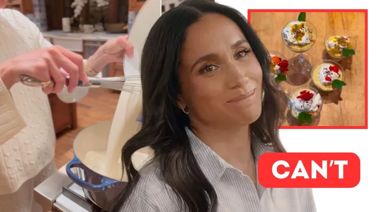 SHE CAN'T COOK! Meghan's Pudding DISASTER: Why Is She Using A Metal ...