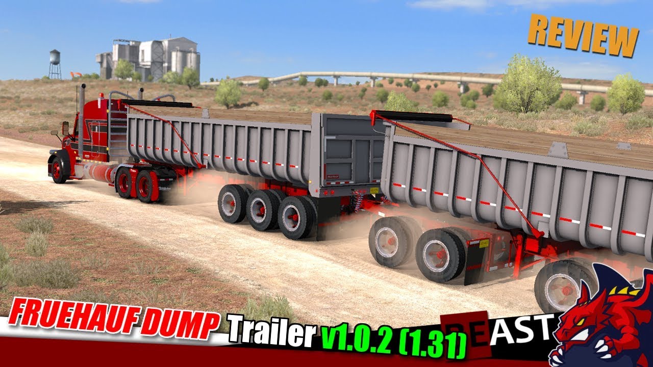 ATS (1.31) | trailer mod "FRUEHAUF Dump Trailer" v1.0.2 (1.31) - review ...