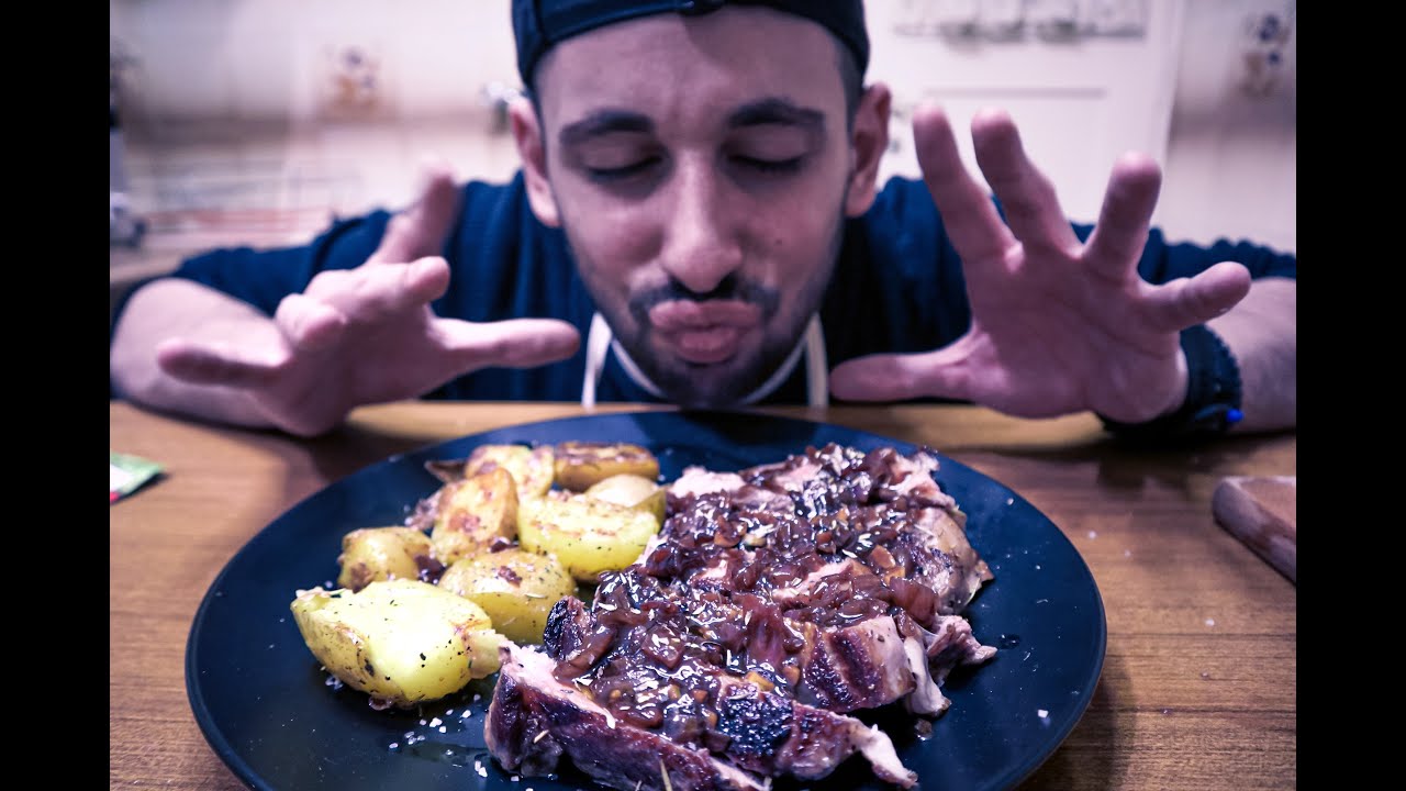 Freddy Cooker - Rib-Eye με bae πατάτες και γλυκόξινη σάλτσα - YouTube