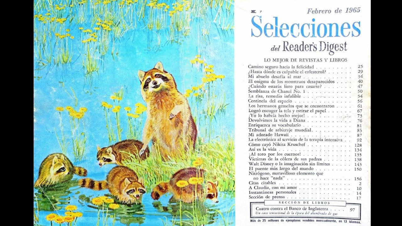 Revista Selecciones del Reader's Digest - Febrero de 1965 - YouTube