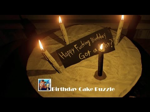RESIDENT EVIL 7 biohazard 'Birthday Cake Puzzle' (saw scene) - YouTube