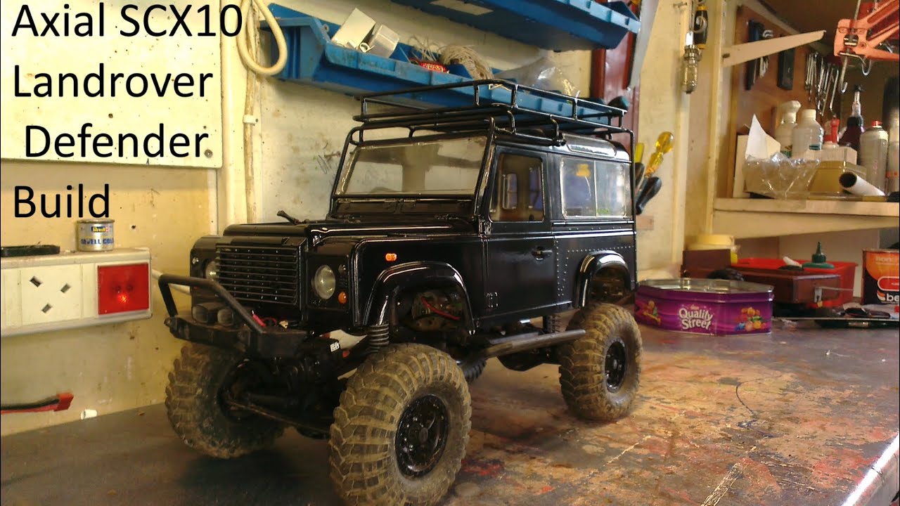Axial scx10 Landrover Defender build - YouTube