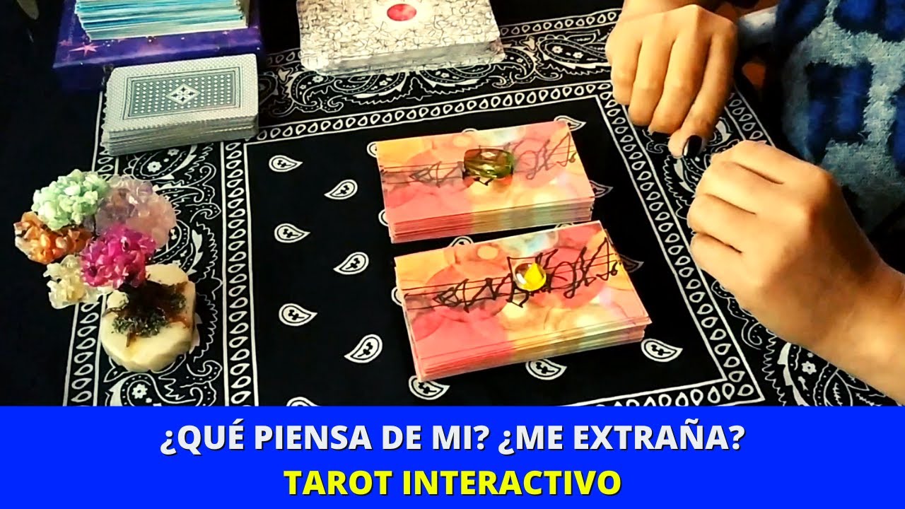 ¿QUÉ PIENSA DE MI ME EXTRAÑA 💙 TAROT INTERACTIVO - YouTube