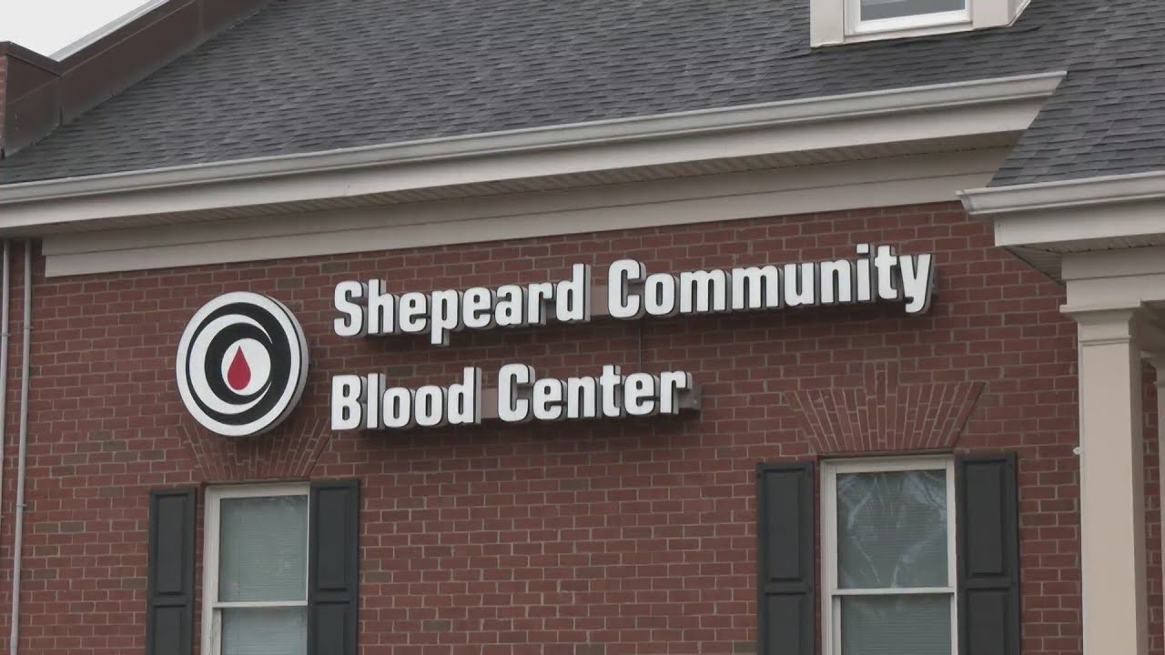 Shepeard Community Blood Center is in need of donations - YouTube