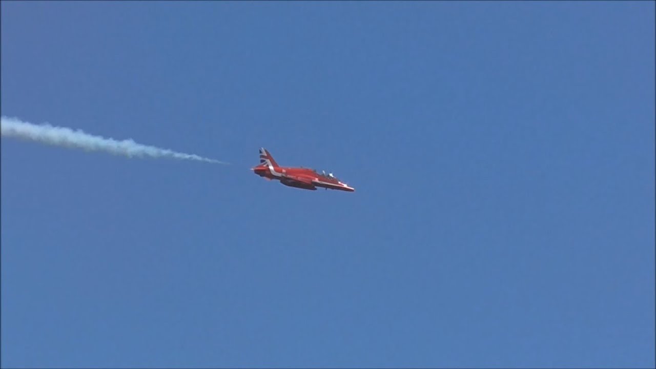 Red Arrows + Spitfire, Hurricane, Lancaster Bomber + Typhoon ...