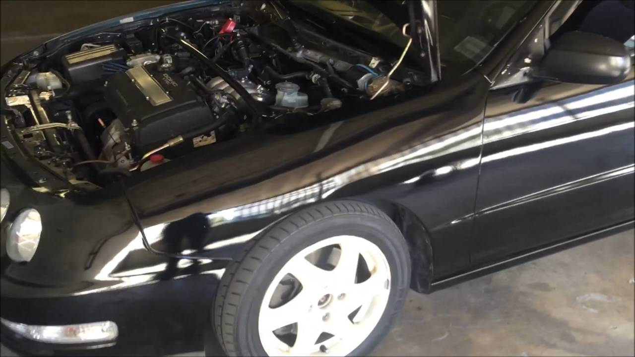 Gun Metal wheels | ghetto rattle can] Lame Integra update - YouTube