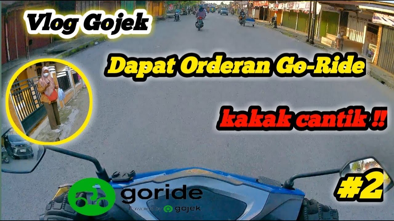 Driver Gojek | Vlog Go-Ride Dapat Penumpang Cantik | Kota Padang - YouTube