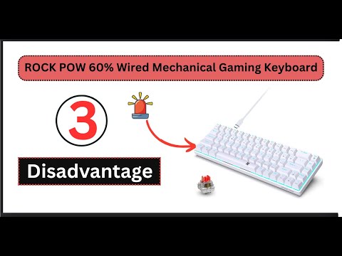 ROCK POW 60% Wired Mechanical Gaming Keyboard Review | Watch Before Buy ...