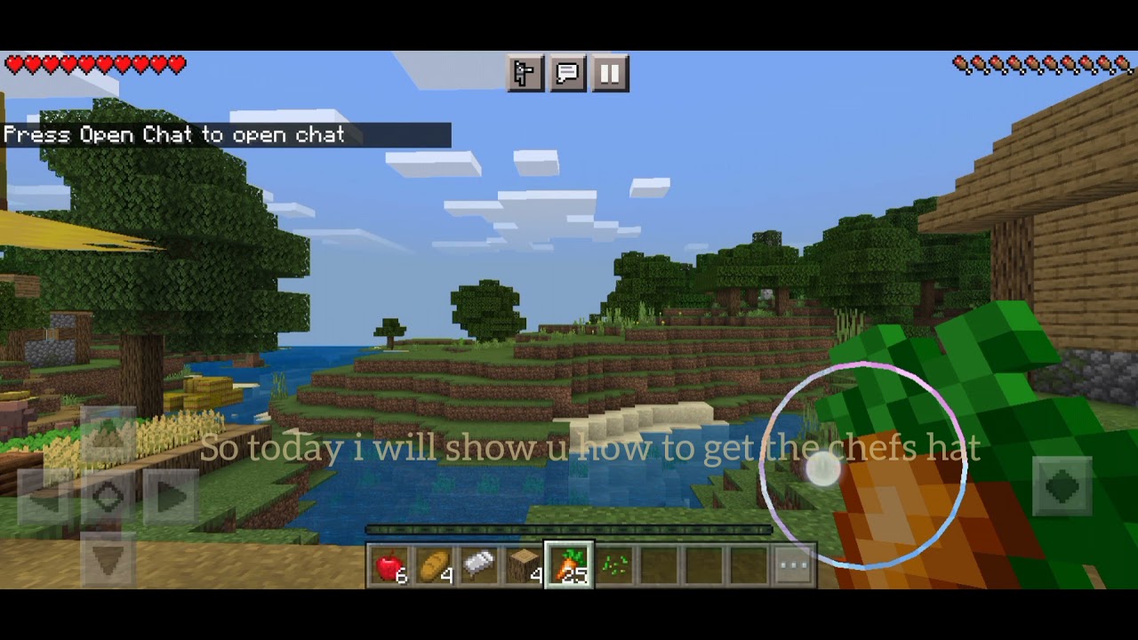 Minecraft vid yes-- how to get the chefs hat - YouTube