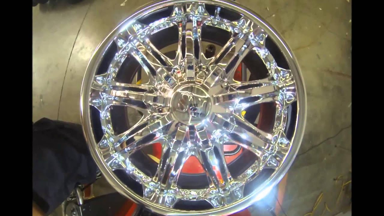 Red Sport Wheels RSW33 Chrome - YouTube